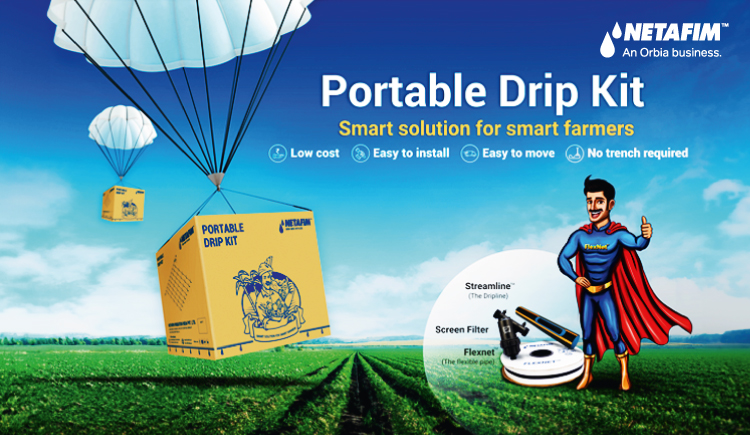 Netafim India Portable Drip Kit for Easy Irrigation