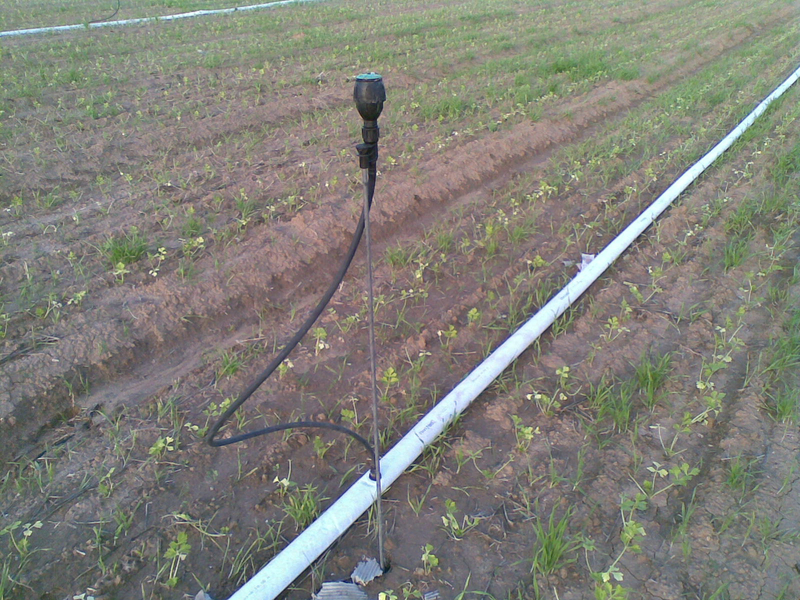 Cost-Effective Sprinkler Irrigation with FlexNet Pipes